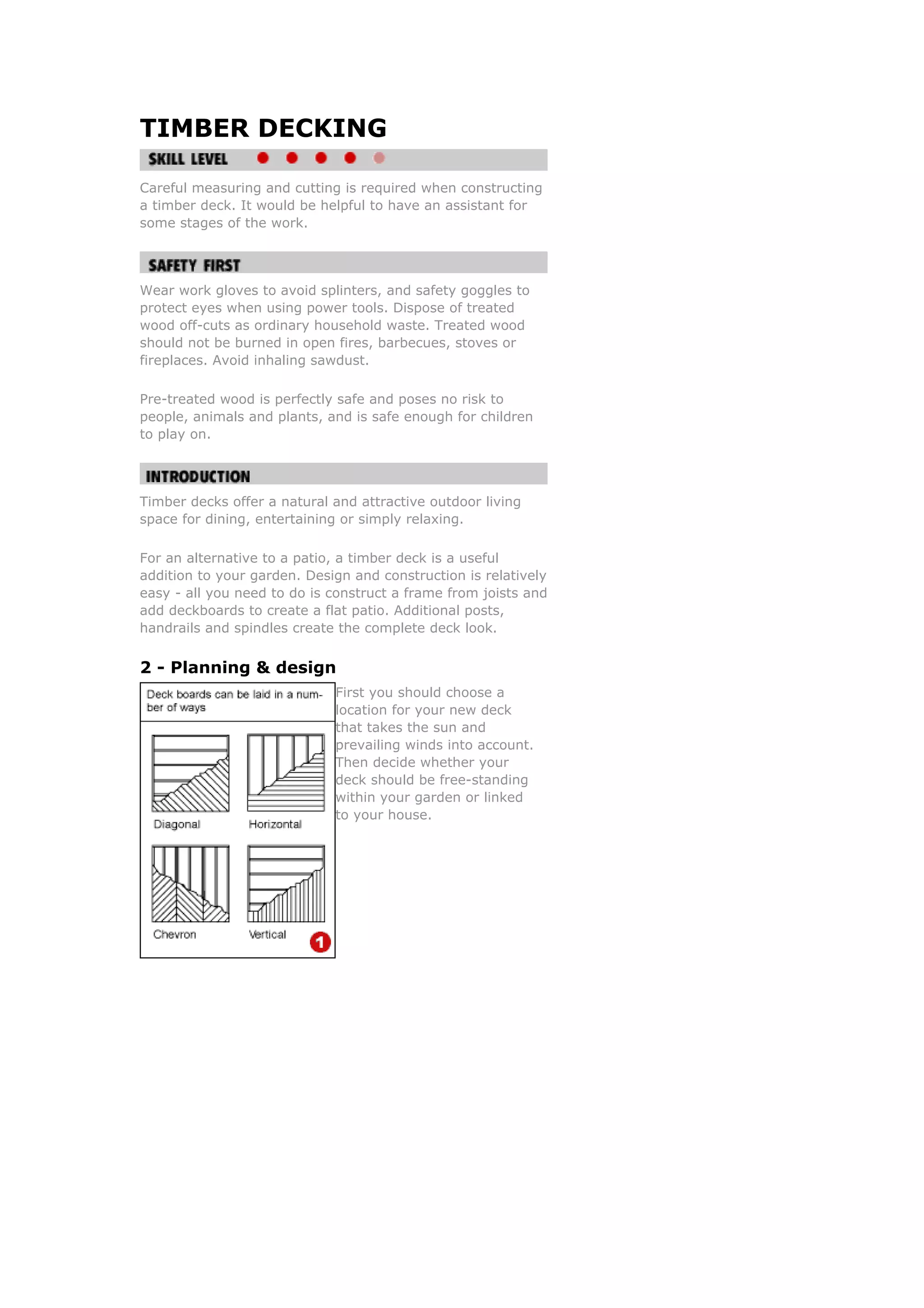 Timber decking | PDF