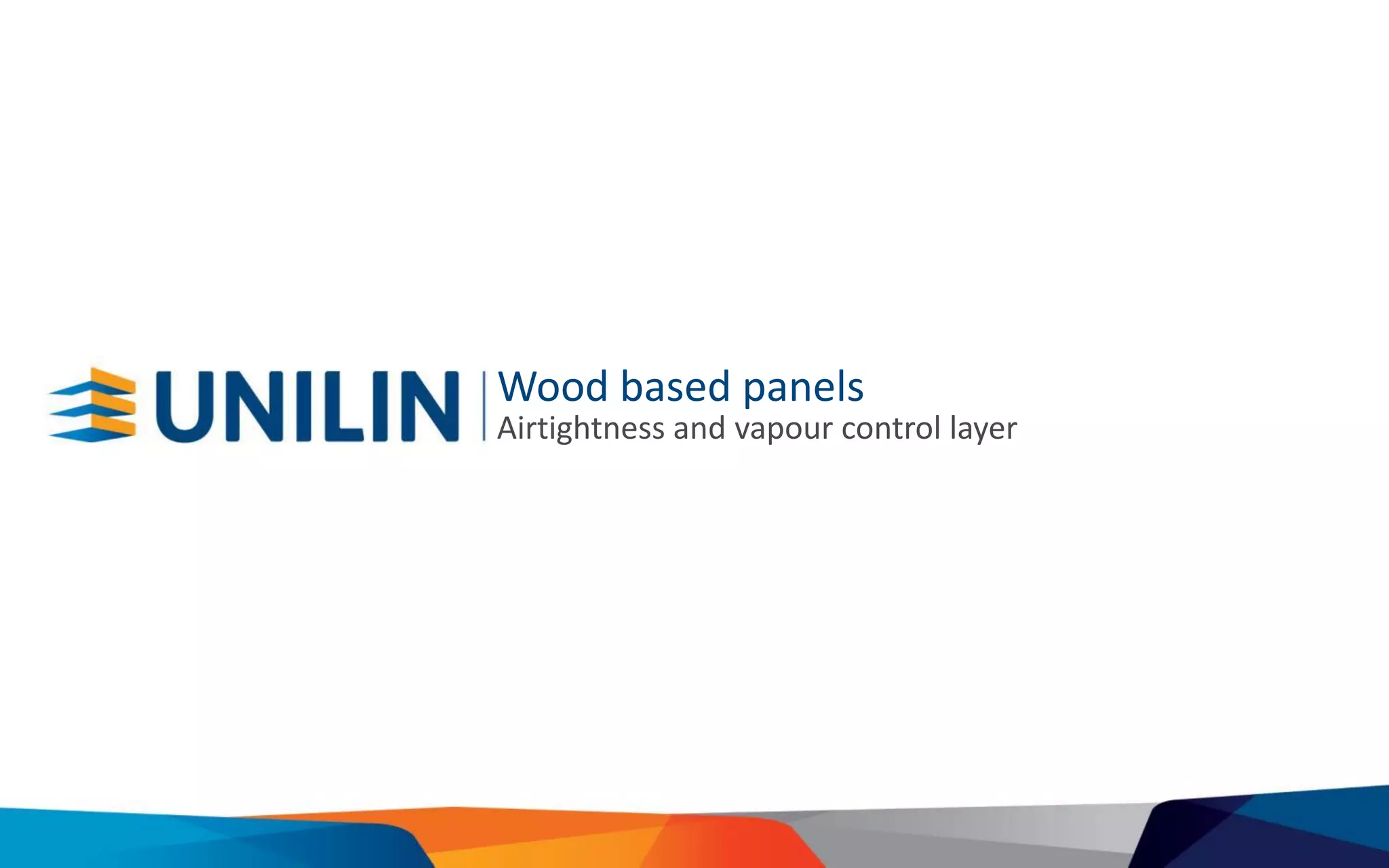 Airtightness and vapour control layer products - SpanoTech | PDF