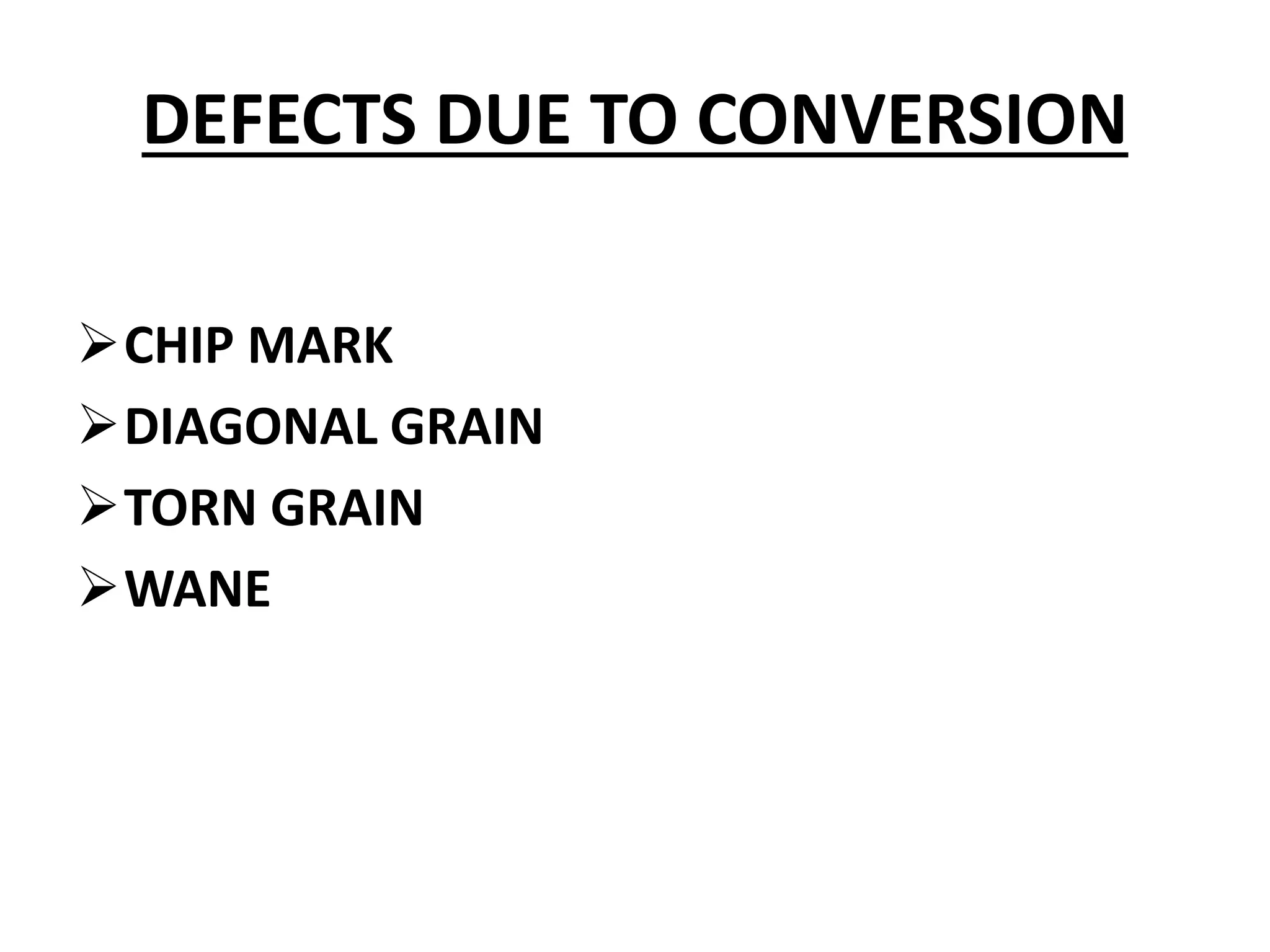 Timber DEFECTS | PPTX