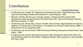 Tim Berner Lee web inventor | PPTX | Web Design and HTML | Internet