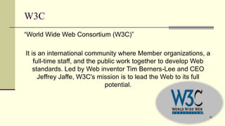 Tim Berner Lee web inventor | PPTX | Web Design and HTML | Internet