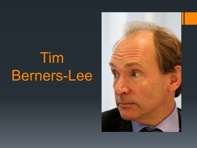 Tim Berners Lee, by Filippo C. | PPT