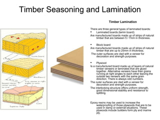 Timber seasoning | PPT