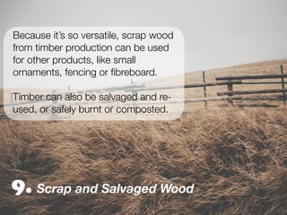 13 Reasons Sustainable Timber is the Best Construction Material | PDF