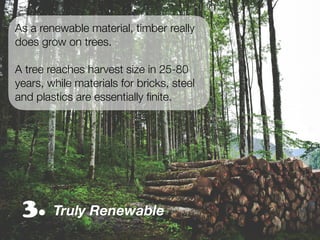 13 Reasons Sustainable Timber is the Best Construction Material | PDF ...