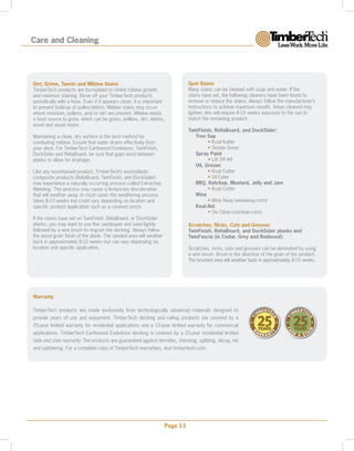 TimberTech Decking Install Guide | PDF