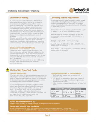 TimberTech Decking Install Guide | PDF