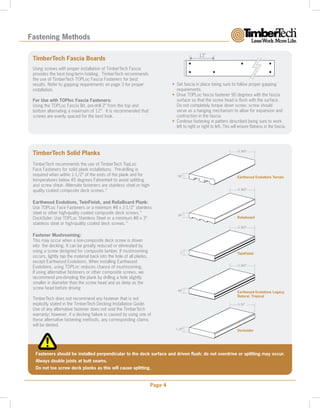 TimberTech Decking Install Guide | PDF