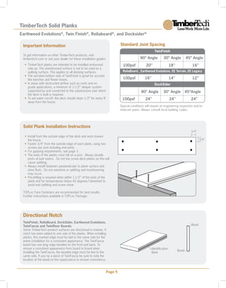 TimberTech Decking Install Guide | PDF