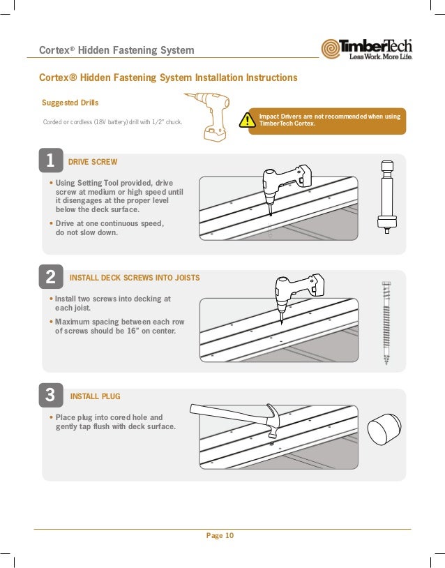 TimberTech Decking Install Guide