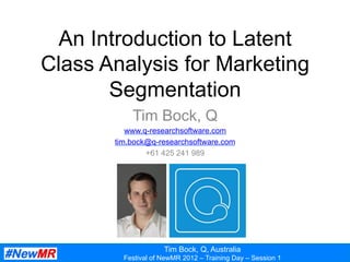 Tim bock training day - 2012 | PPT | Free Download