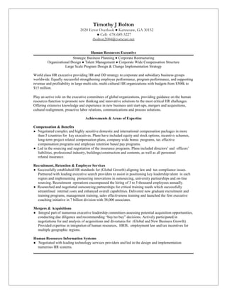 Tim Bolton Resume | PDF
