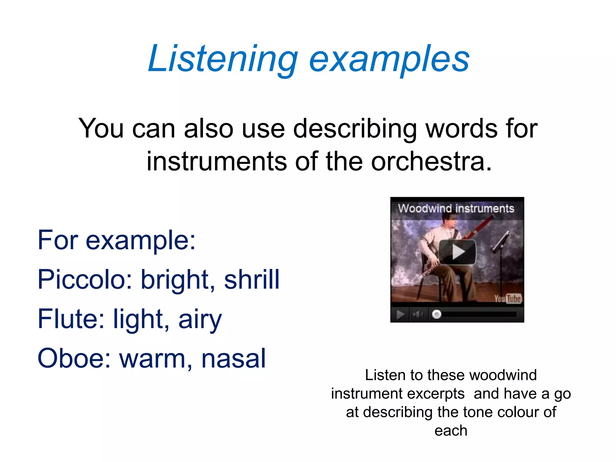 Week 1 assignment - Timbre | PPSX