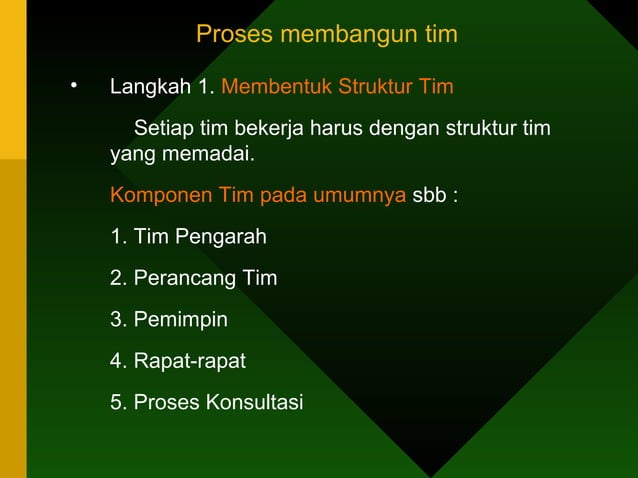 Tim building (membangun tim) | PPT