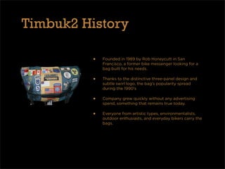 Timbuk2 Online Case | PDF