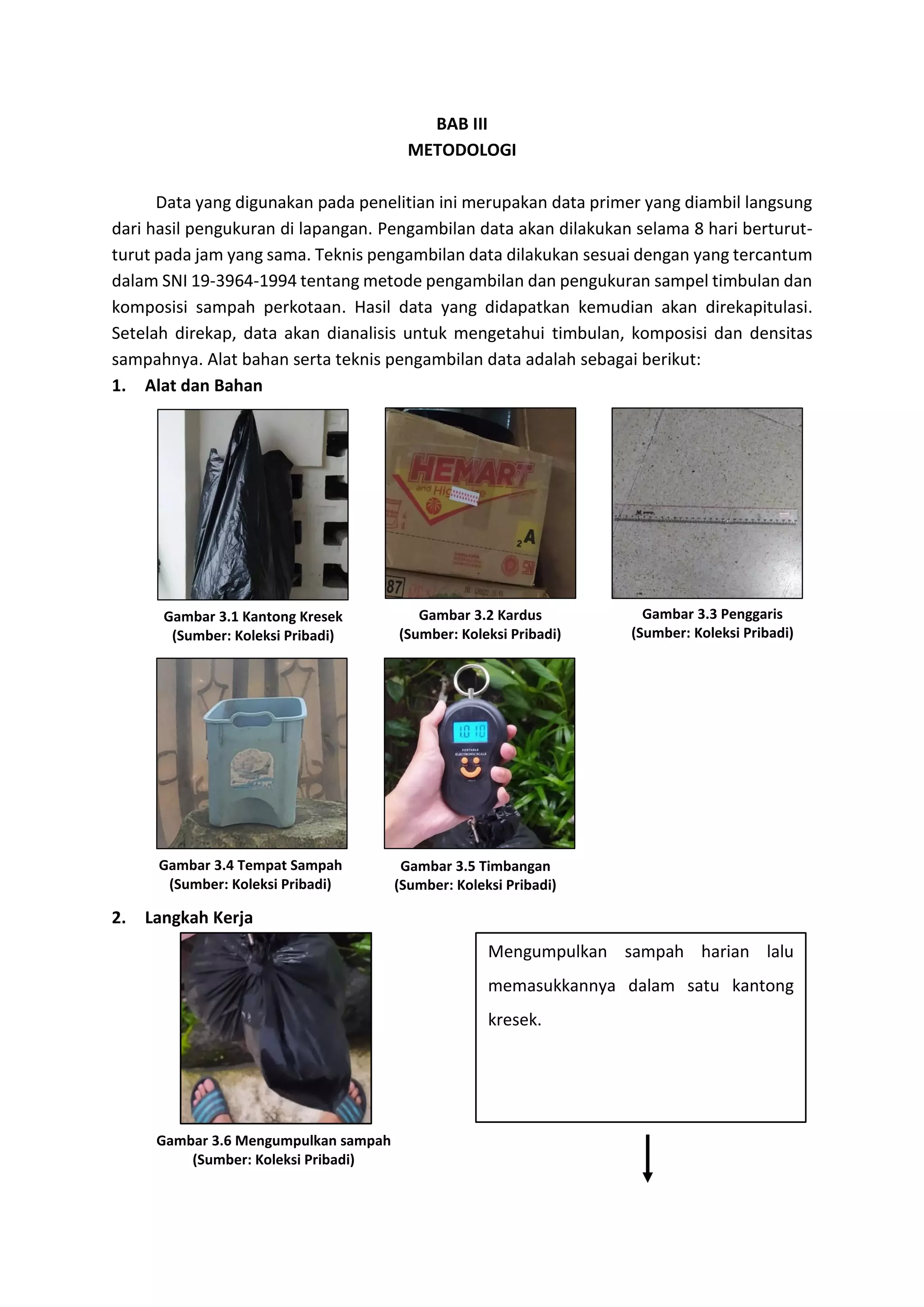 LAPORAN TIMBULAN SAMPAH | PDF