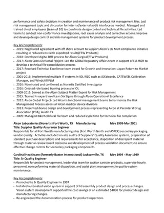 Timburge resume 2019 | DOC