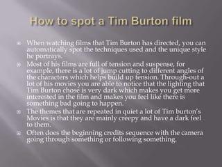 Tim burton auteur theory | PPTX