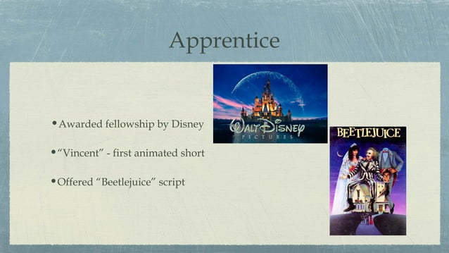 Tim burton presentation | PPT