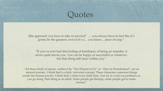 Tim burton presentation | PPT