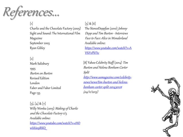 Tim burton Research Presentation | PPTX