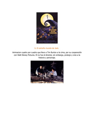 Tim burton y su cinematografia (2) | PDF