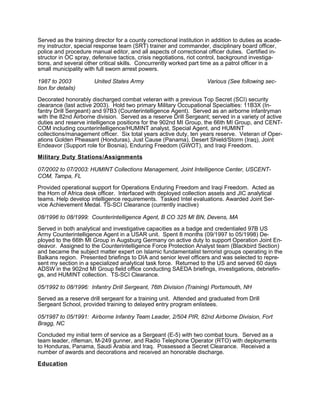 Tim Deal Resume | DOC