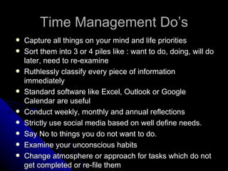 Basic Time Management | PPT