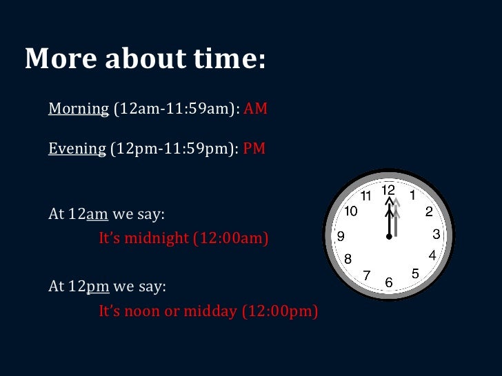 Is 12am Noon Or Midnight Is 12am Noon Or Midnight