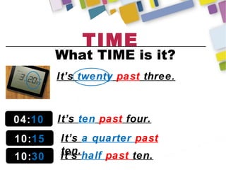 Time | PPT