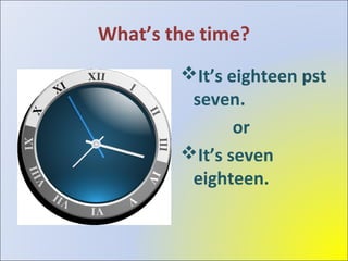 Time | PPT