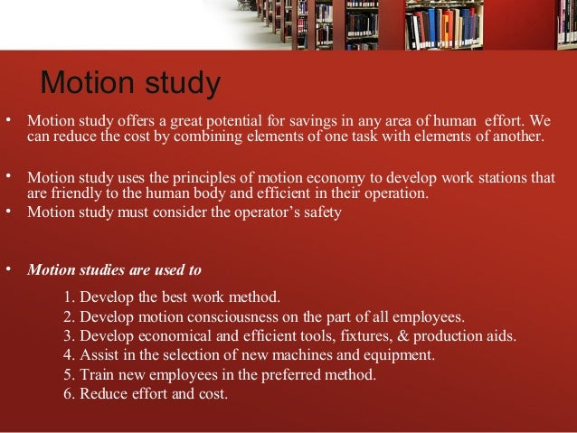 Time and motion study