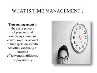 Time management best ppt for school and colleges | PPTX