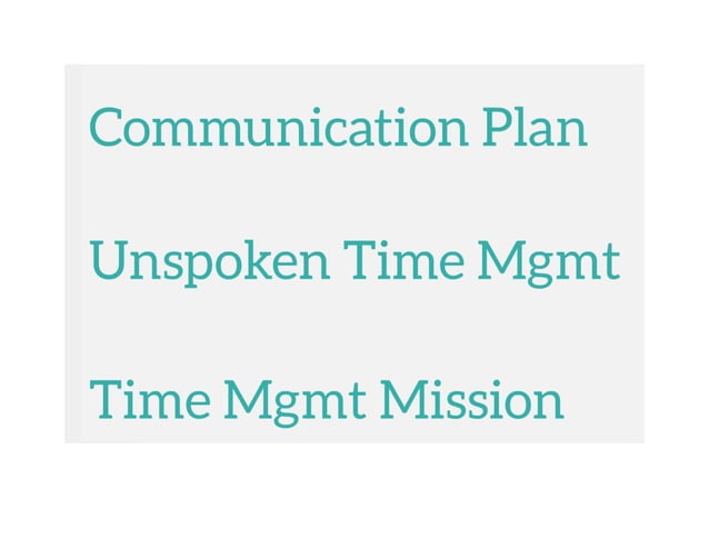 Communication, Time Management and Emotional Intelligence | DOCX | Science