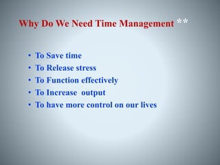 Time management | PPTX