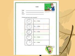 Time.pptx Materi Bahasa Inggris tentang waktu | PPTX
