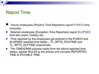 Time And Labor Overview | PPT