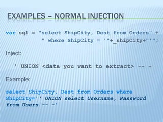 Time-Based Blind SQL Injection | PPT