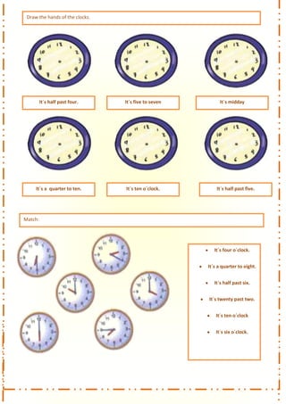 Time basic worksheet | PDF