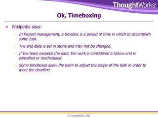 Time Boxing | PPT