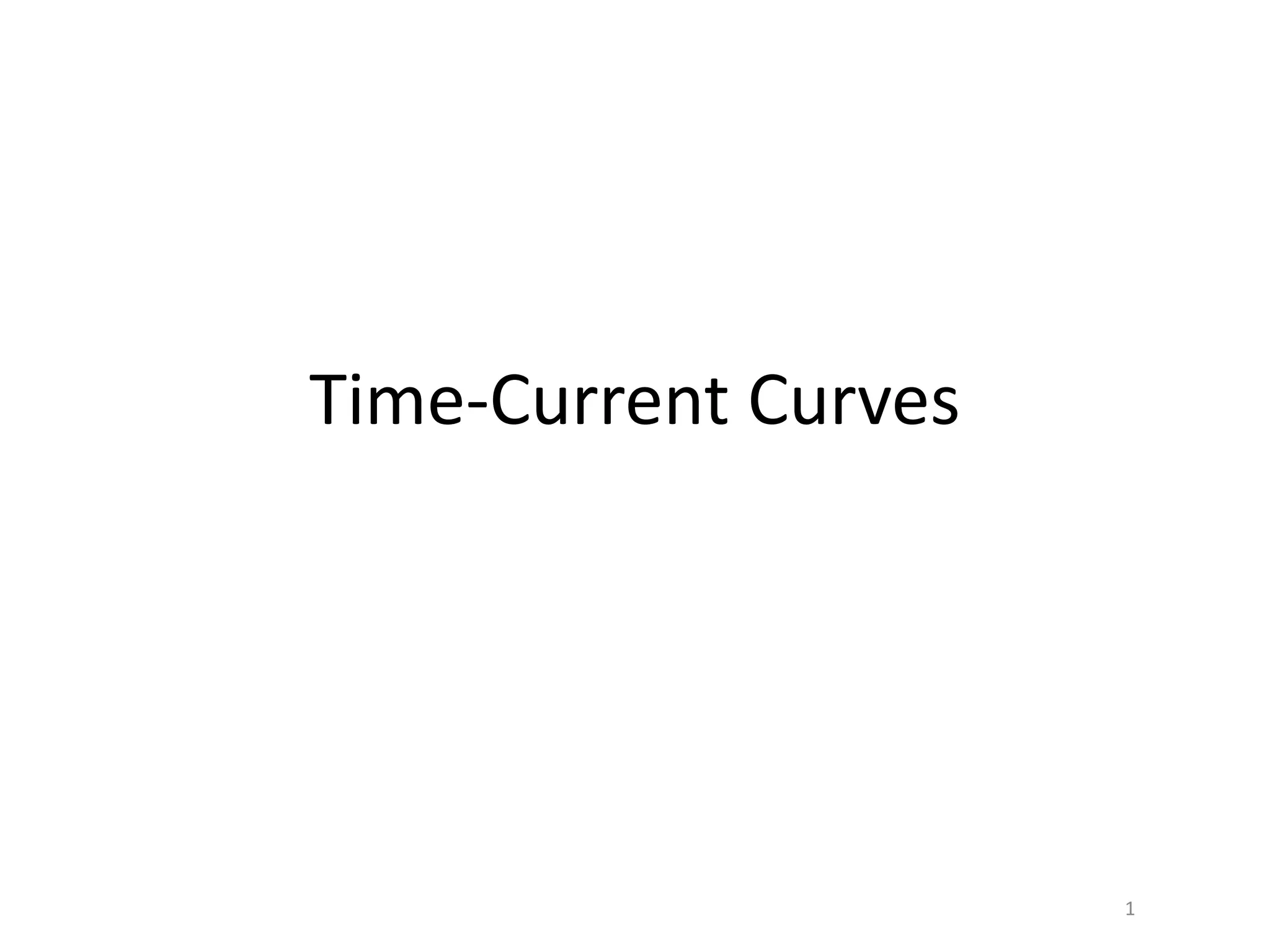 Time current curves | PDF