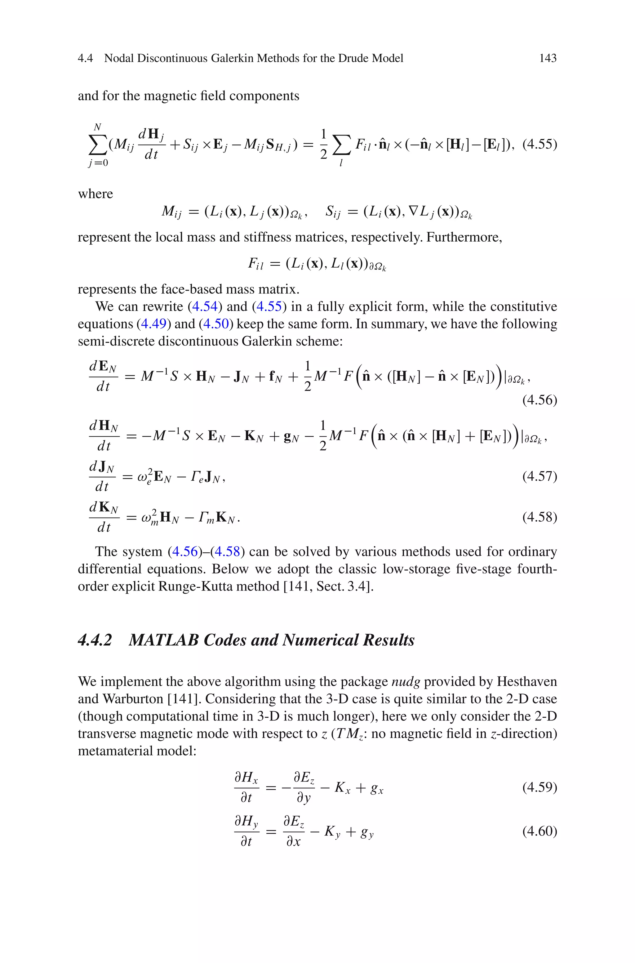 Time Domain Finite Element Methods For Maxwells Equations In Metamaterials Pdf