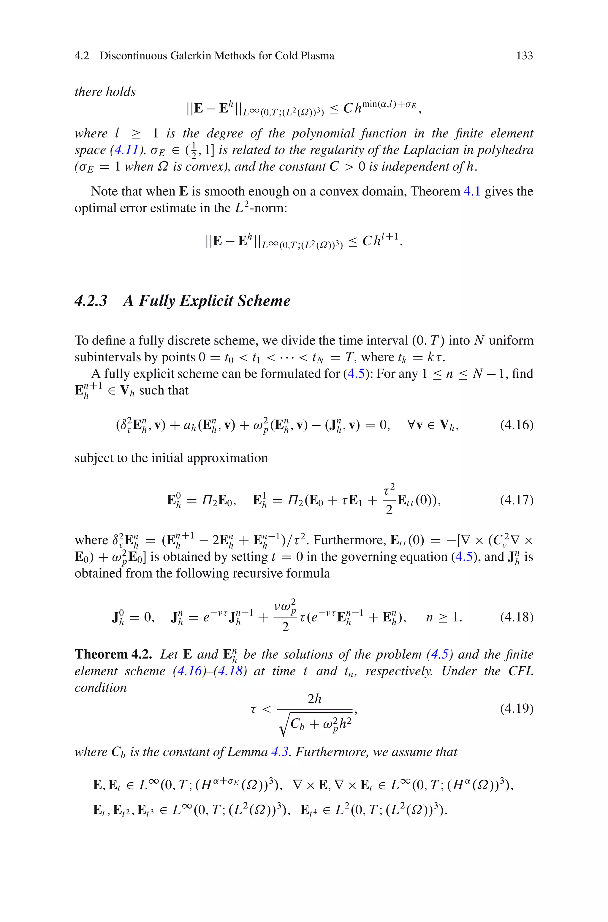 Time Domain Finite Element Methods For Maxwells Equations In