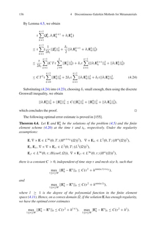 Time domain finite element methods for maxwell's equations in metamaterials | PDF