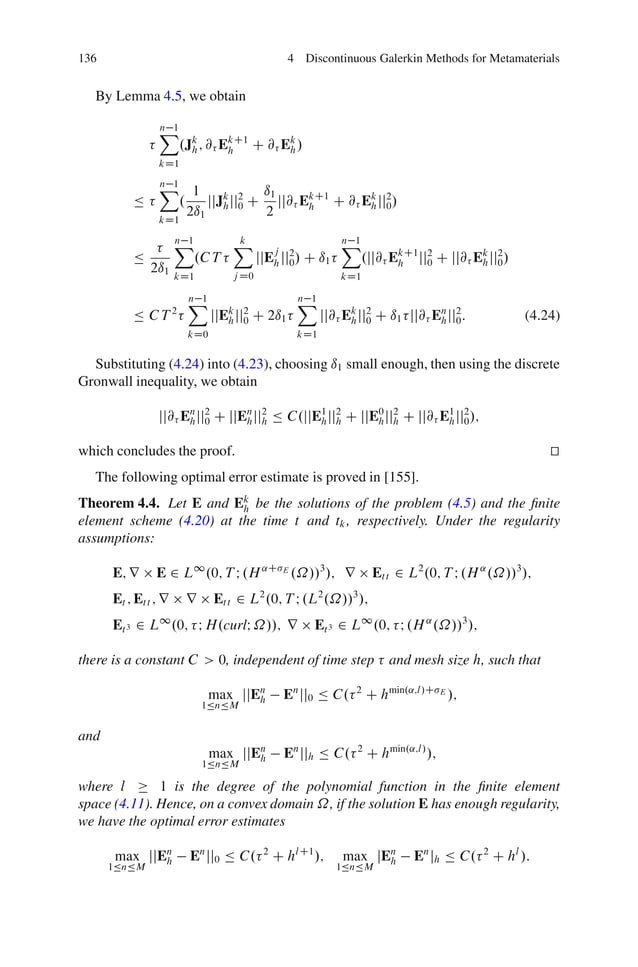 Time Domain Finite Element Methods For Maxwells Equations In Metamaterials Pdf