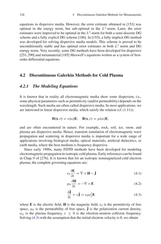 Time domain finite element methods for maxwell's equations in metamaterials | PDF