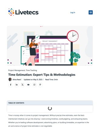 Time Estimation: Expert Tips & Proven Project Techniques | PDF