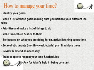Time management | PPS