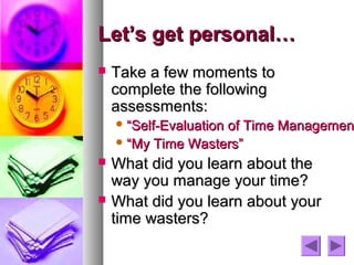 Time management | PPT