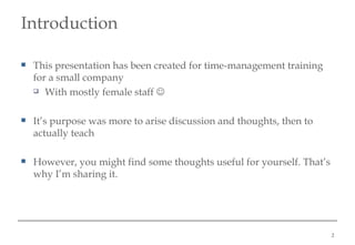 Time Management Eng | PPT